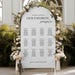 Wedding Seating Chart Acrylic Sign | Acrylic Table Seating Chart ...