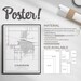 Chadron NE Street Map Print | Acrylic Glass Chadron City Map Print ...