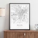 Macon GA Street Map Print | Acrylic Macon City Map Print | Canvas Macon ...