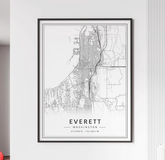 Street Map Of Everett Washington