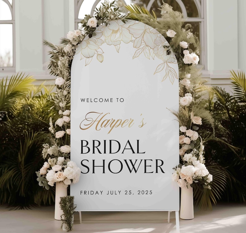 Bridal Shower Acrylic Sign | Acrylic Bridal Shower Welcome Sign ...