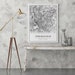 Springfield MA Street Map Print | Acrylic Glass Springfield City Map ...