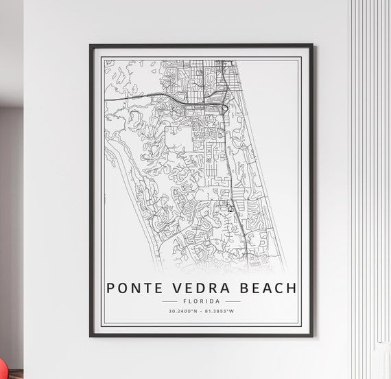 Map Of Ponte Vedra Florida