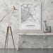 Dunmore PA Street Map Print | Acrylic Glass Dunmore Map Print | Canvas ...