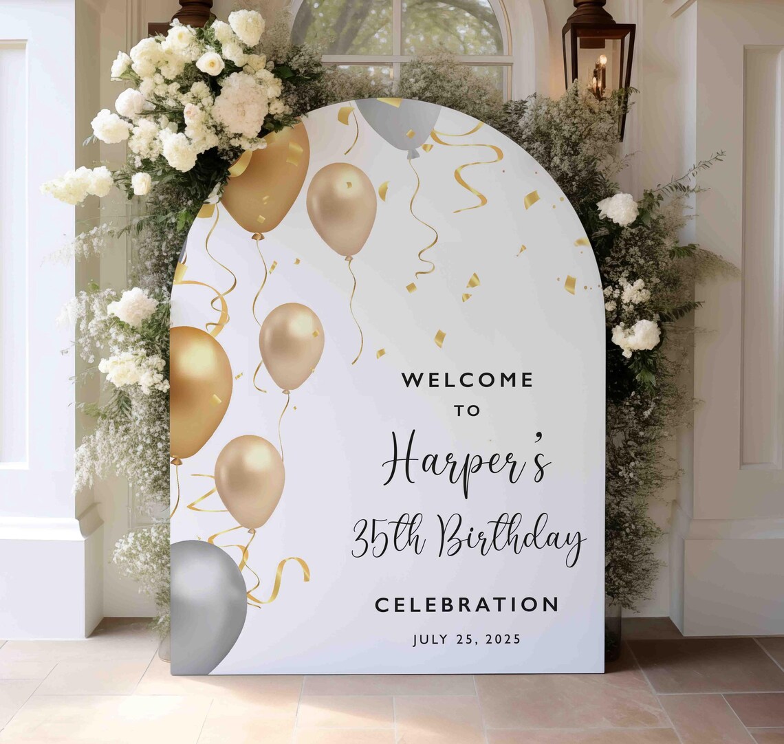 Acrylic Birthday Sign | Personalized Birthday Sign | Birthday Sign ...