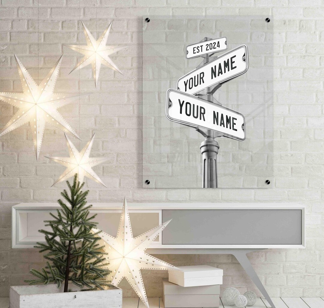 Custom Street Sign Custom Name Road Sign Personalized Acrylic Street ...