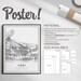 Gary Indiana Street Map Print | Acrylic Gary City Map Print | Canvas ...