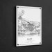 Gary Indiana Street Map Print | Acrylic Gary City Map Print | Canvas ...