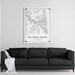 Rehoboth Beach DE Street Map Print | Acrylic Rehoboth Beach Map Print ...