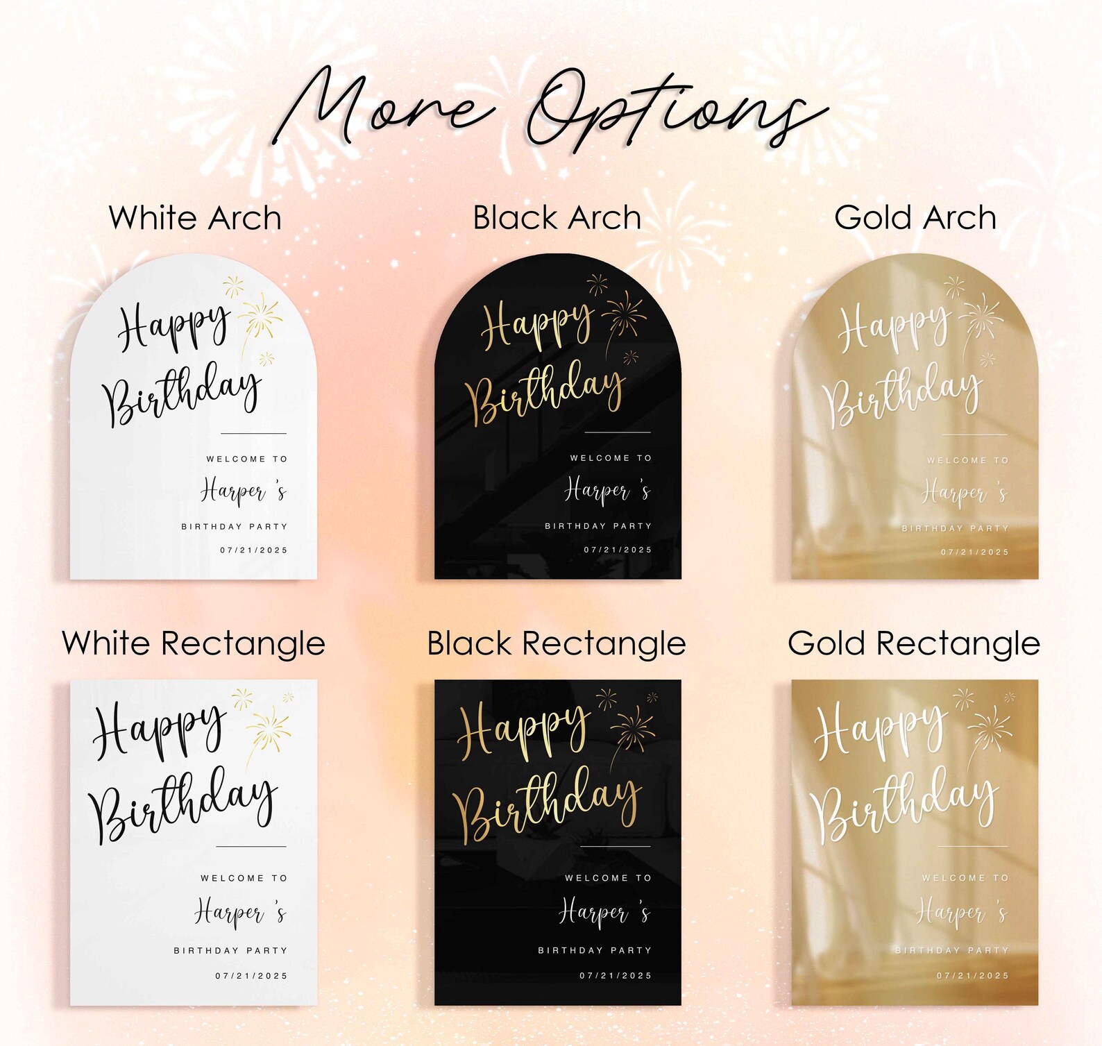 Acrylic Birthday Sign | Personalized Birthday Sign | Welcome Birthday ...