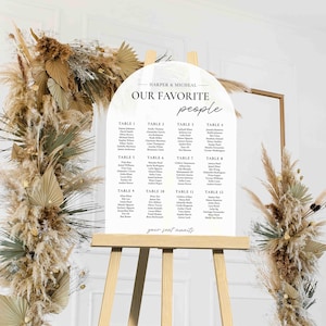 Wedding Seating Chart Acrylic Sign | Acrylic Table Seating Chart ...