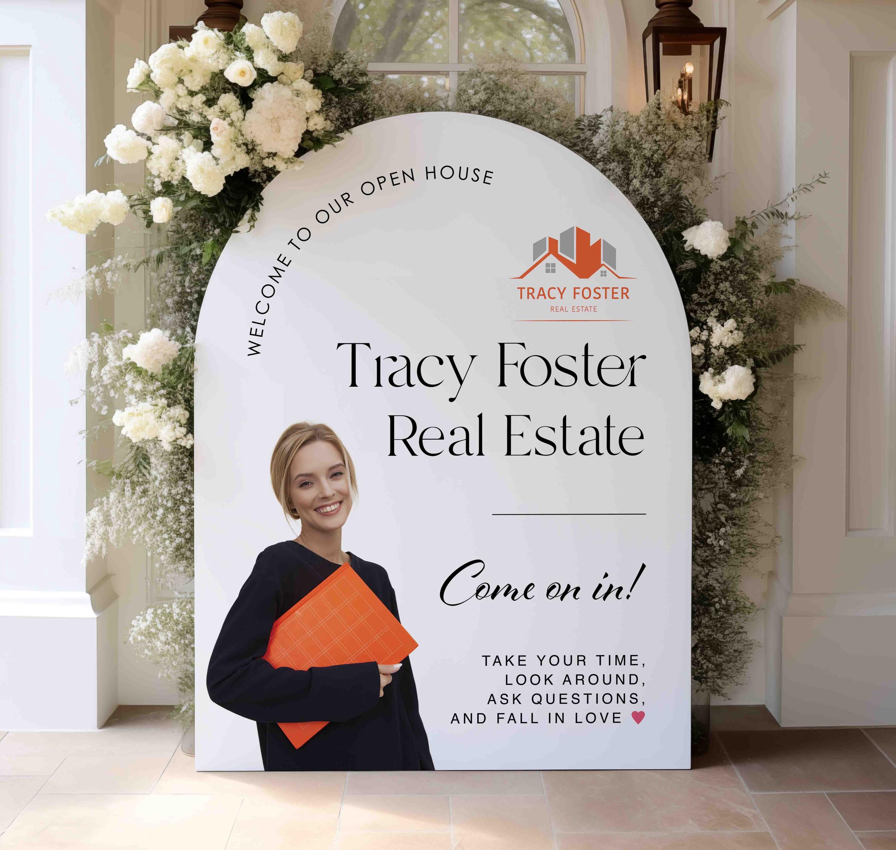 Acrylic Real Estate Sign | Open House Sign | Custom Open House Sign ...
