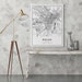 Macon GA Street Map Print | Acrylic Macon City Map Print | Canvas Macon ...