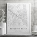 Rehoboth Beach DE Street Map Print | Acrylic Rehoboth Beach Map Print ...