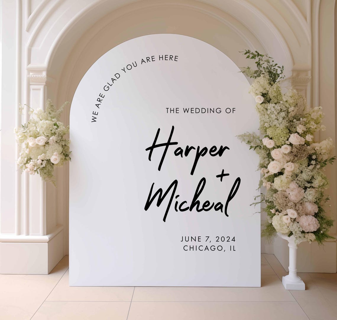 Acrylic Wedding Welcome Sign | Entrance Wedding Sign | Custom Wedding ...