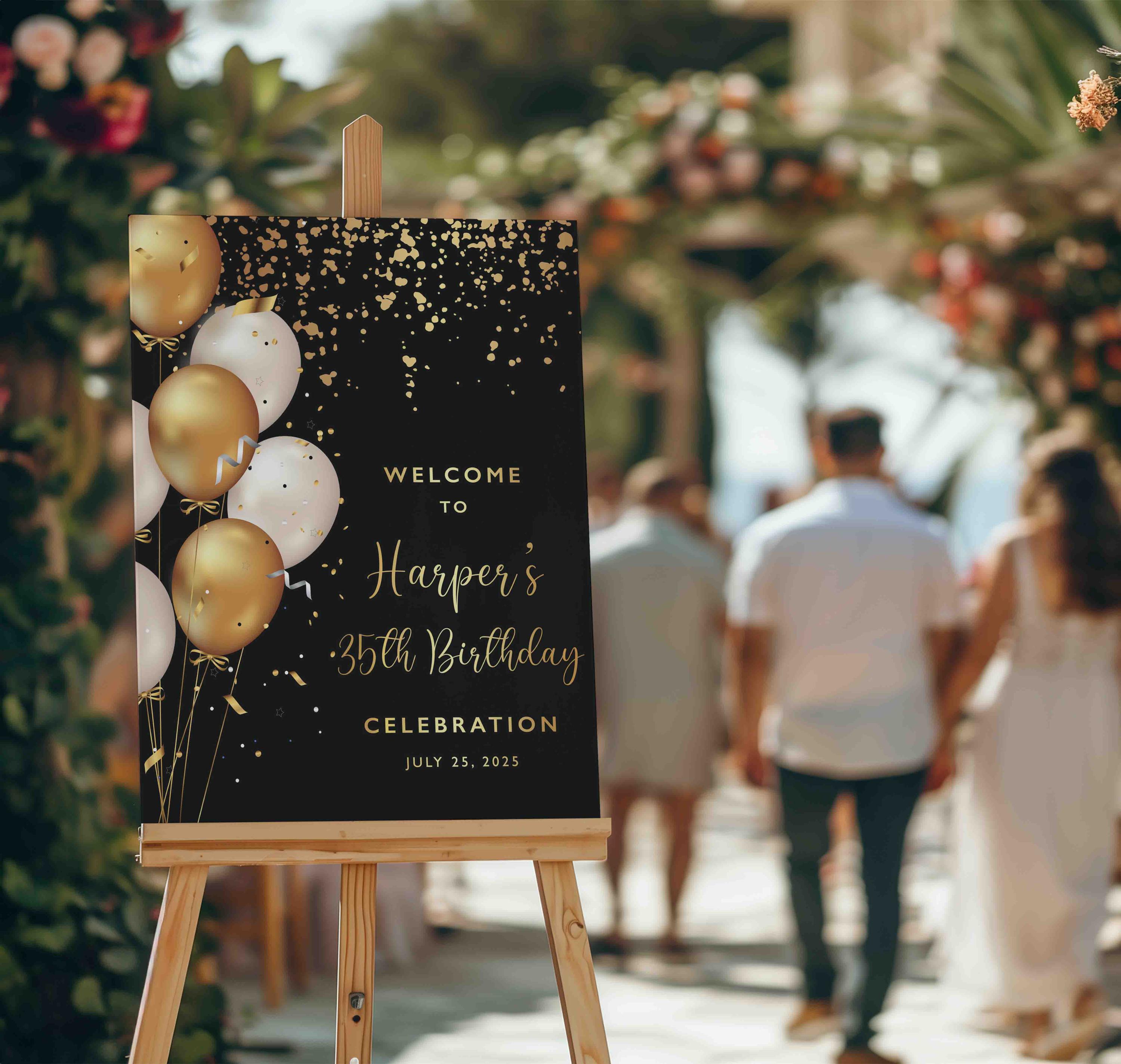 Acrylic Birthday Sign | Personalized Birthday Sign | Birthday Sign ...