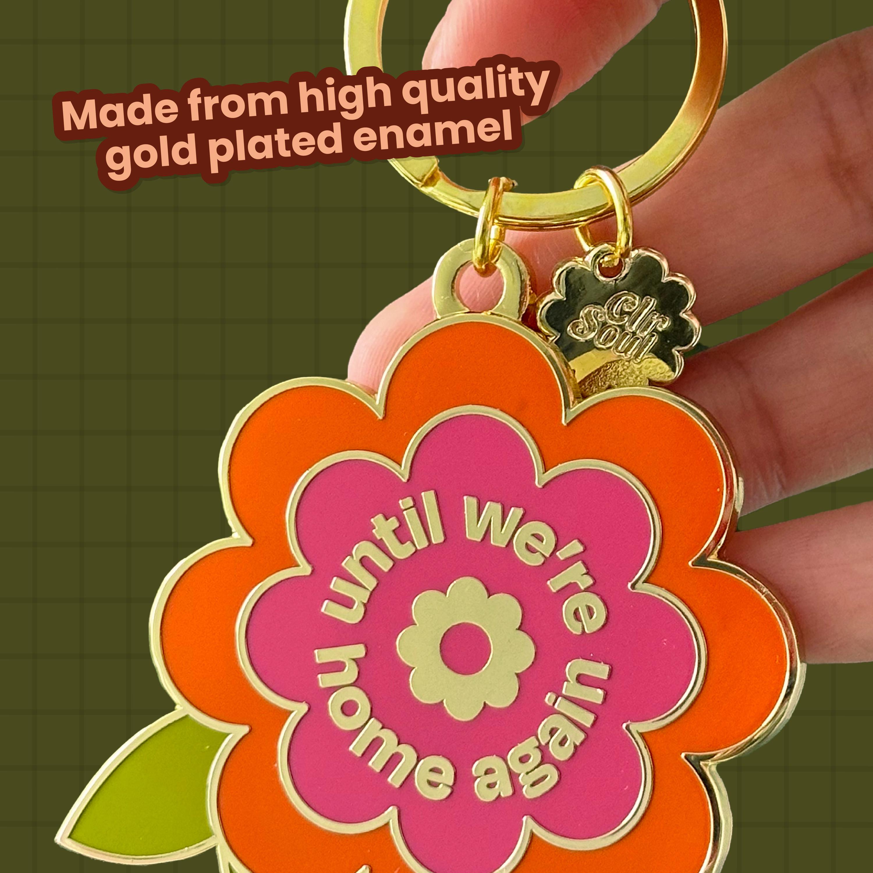 Daily Islamic Quran Quote Reminder Gold Plated Brass Hard Enamel ...