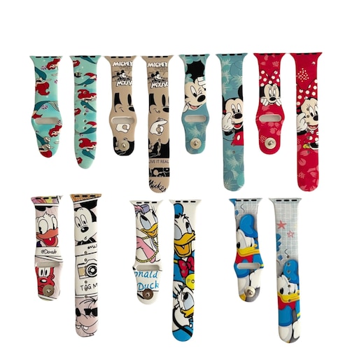 Disney Mickey Head Silicone Apple Watch Band for 38mm 40mm - Etsy
