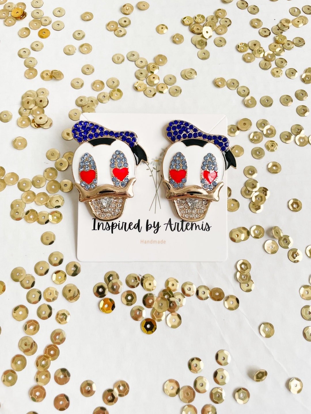 Disney Donald Duck Earrings - Etsy