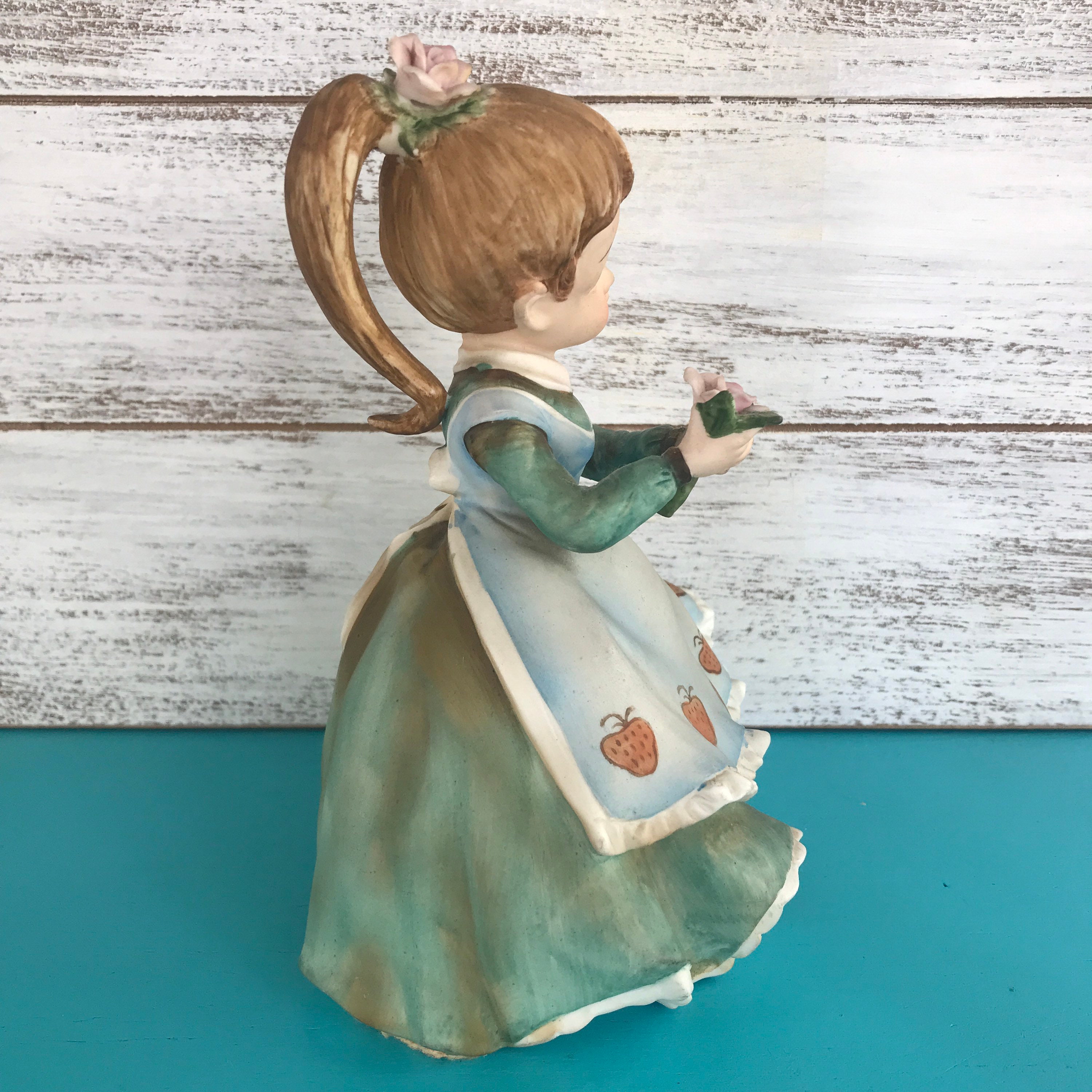 Darling Vintage Lefton Hand Painted Girl Figurine - Etsy