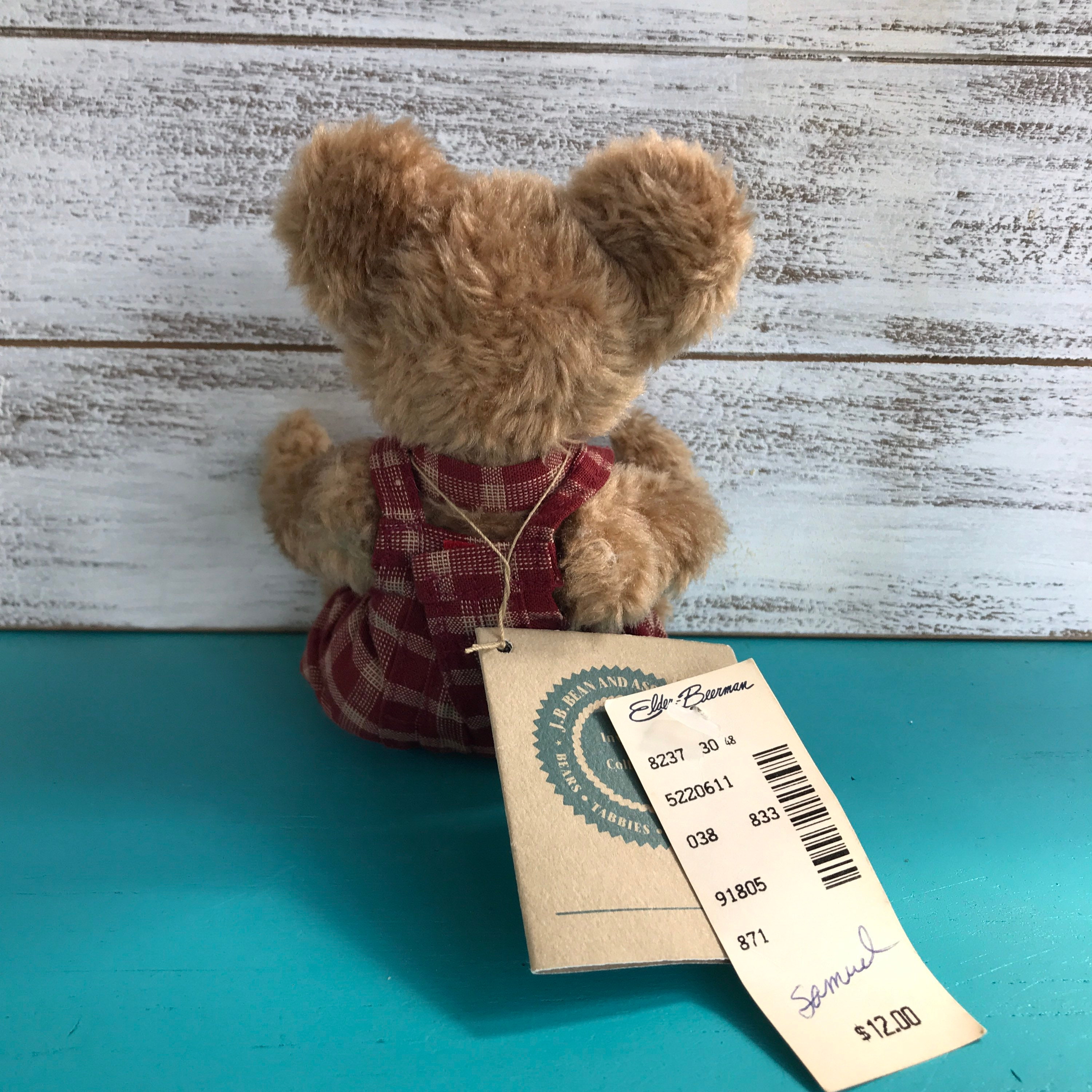 Adorable Tiny Boyds Bear Named samuel - Etsy