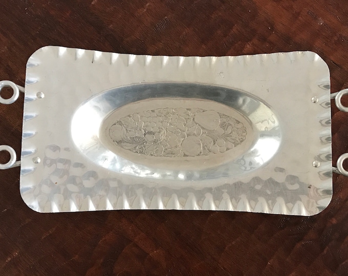 Kent Silver Plate Rectangle Tray Silverplate Rectangular Tray Silver ...