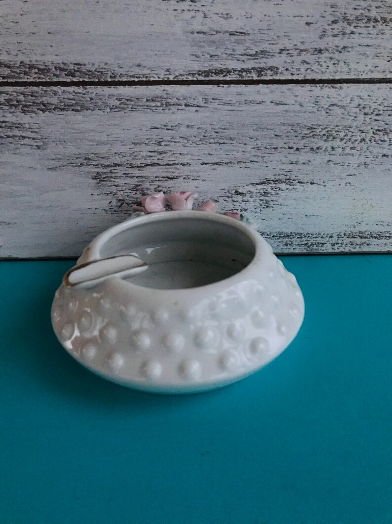 Beautiful Pink Raised Rose Vintage Ashtrays - Etsy