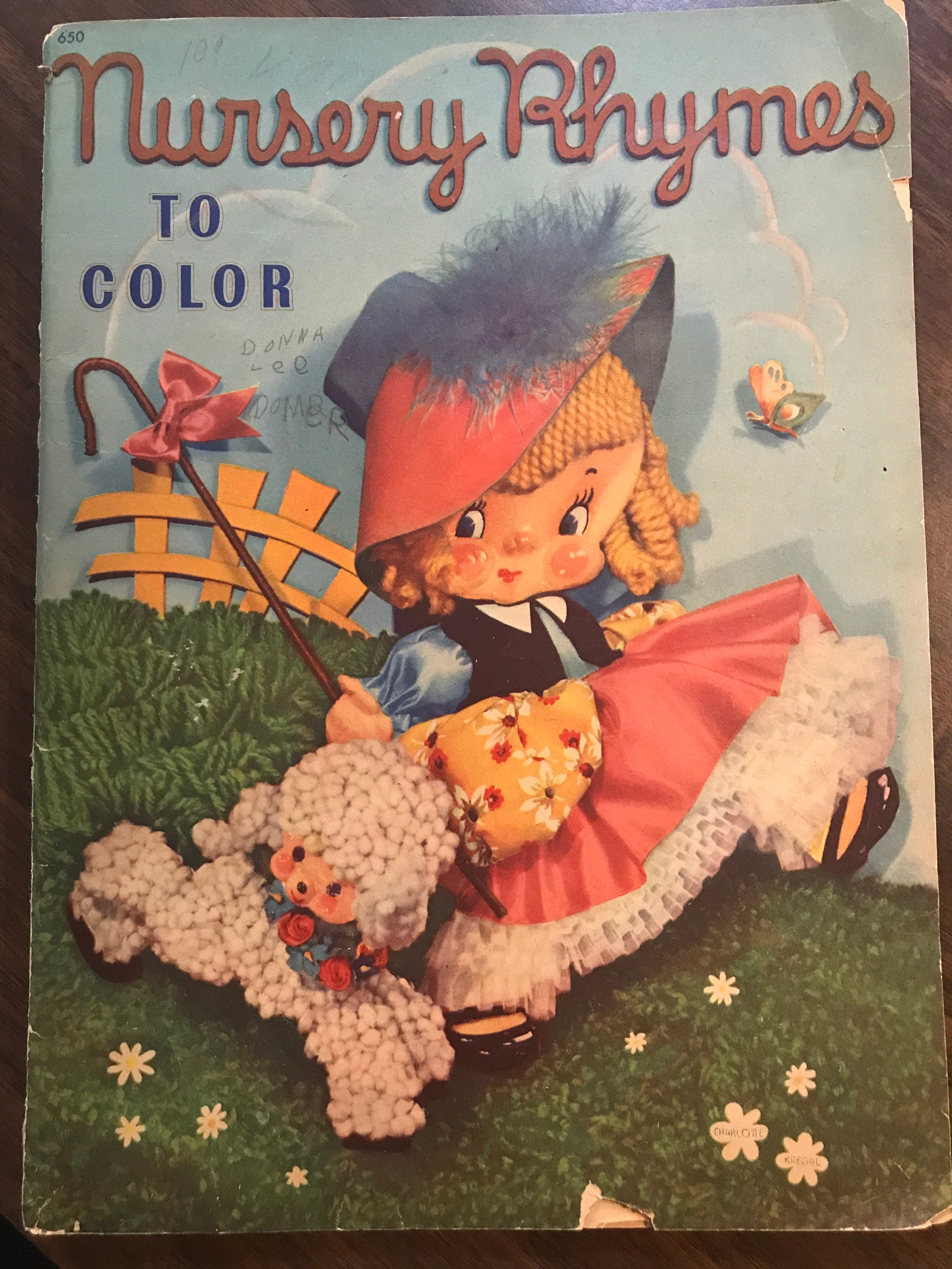 2 Vintage Childrens Coloring Books - Etsy