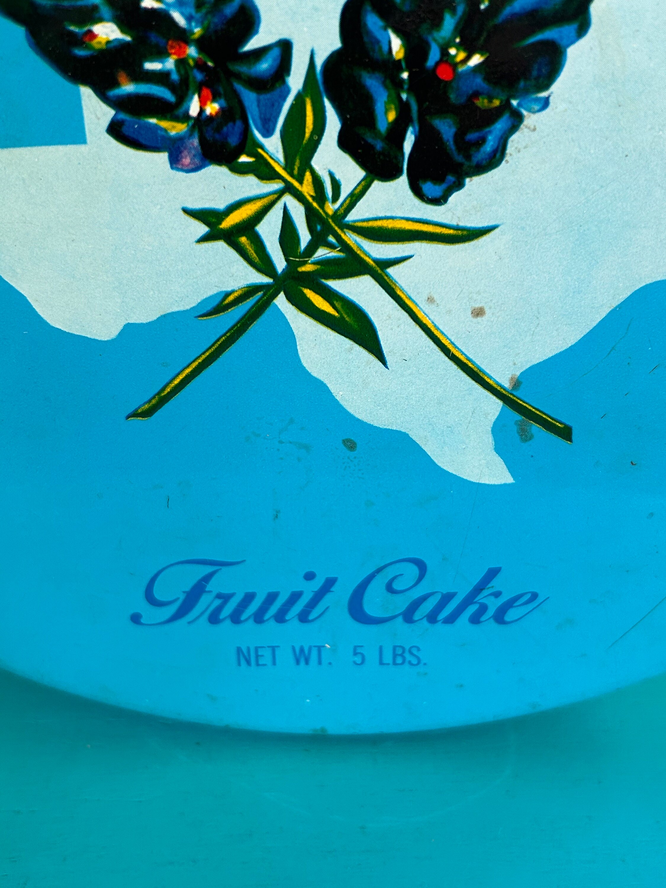 Vintage Manor, Texas Fruit Cake Tin - Etsy