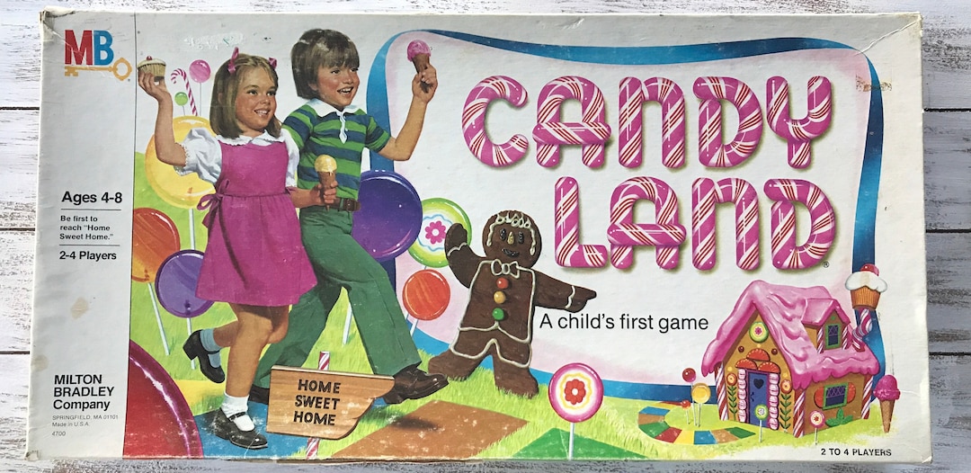 Vintage 1978 Candy Land Board Game - Etsy