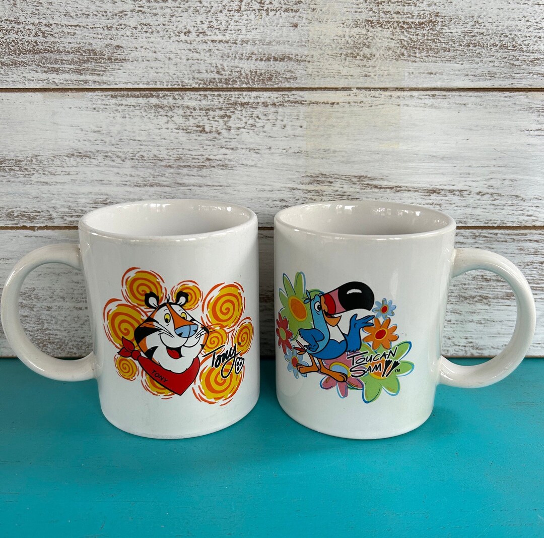 Vintage Tony the Tiger and Tucan Sam Coffee Mugs - Etsy