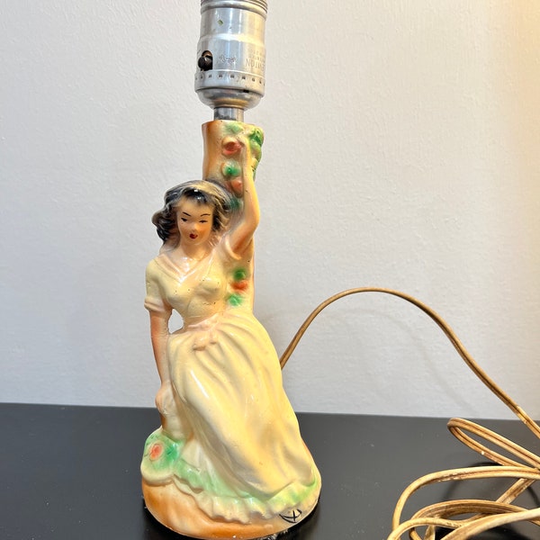Chalkware Lamp - Etsy