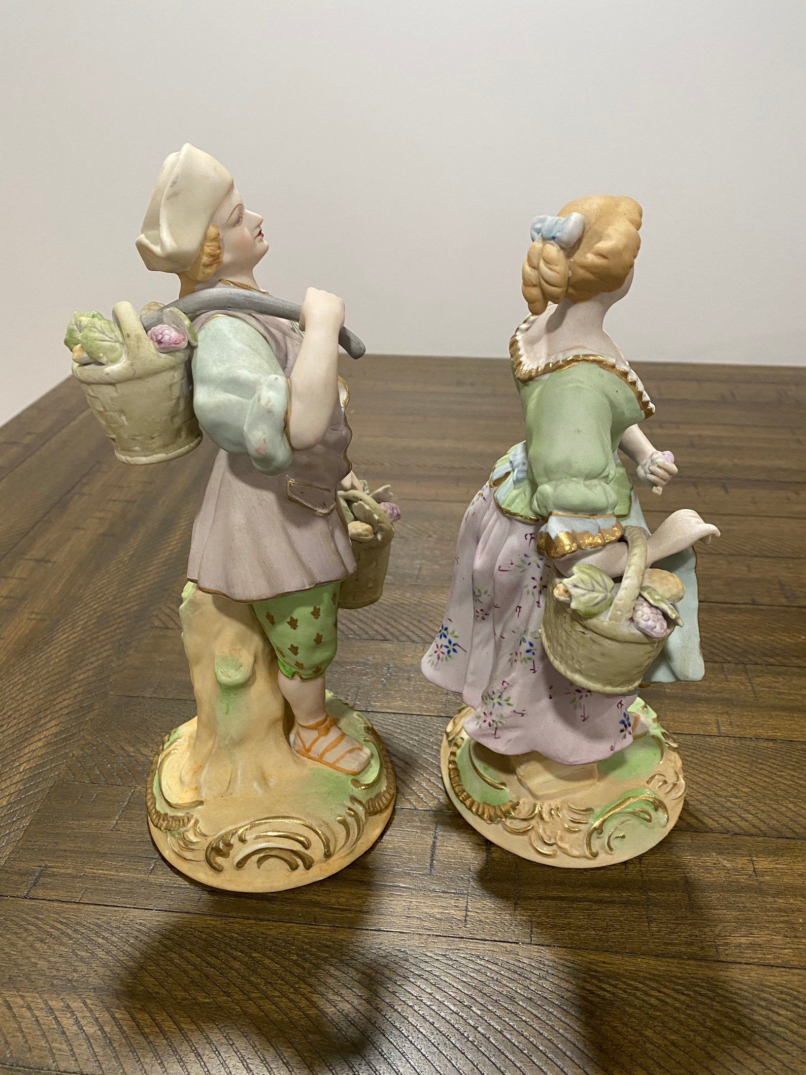Vintage Sylvan China CMD Continental Victorian Peasant Boy and Girl Couple Figurines - Etsy