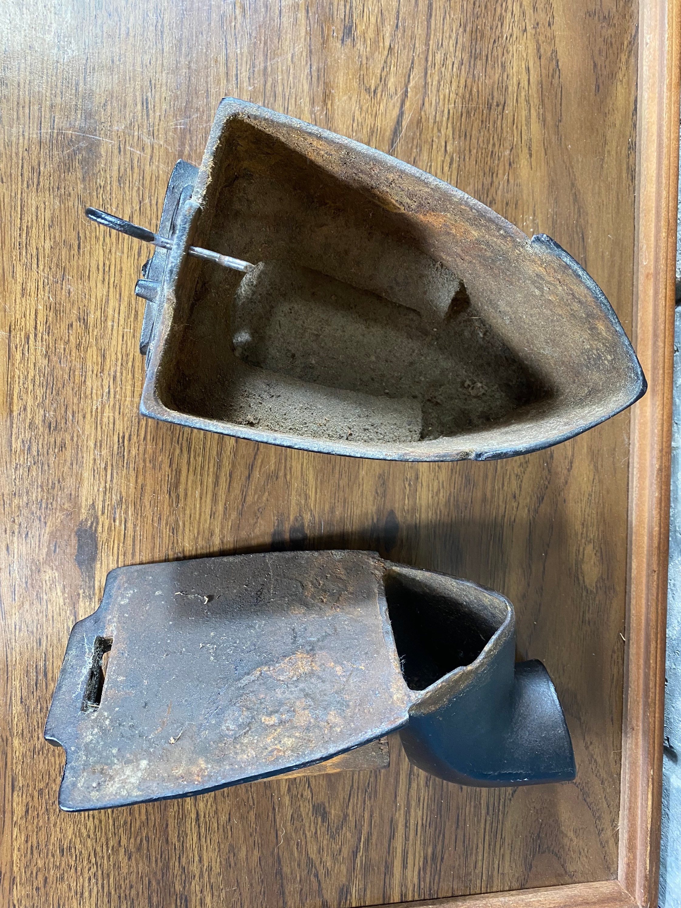 Antique Cast Iron Coal Box Clothing Iron With Chimney Also - Etsy