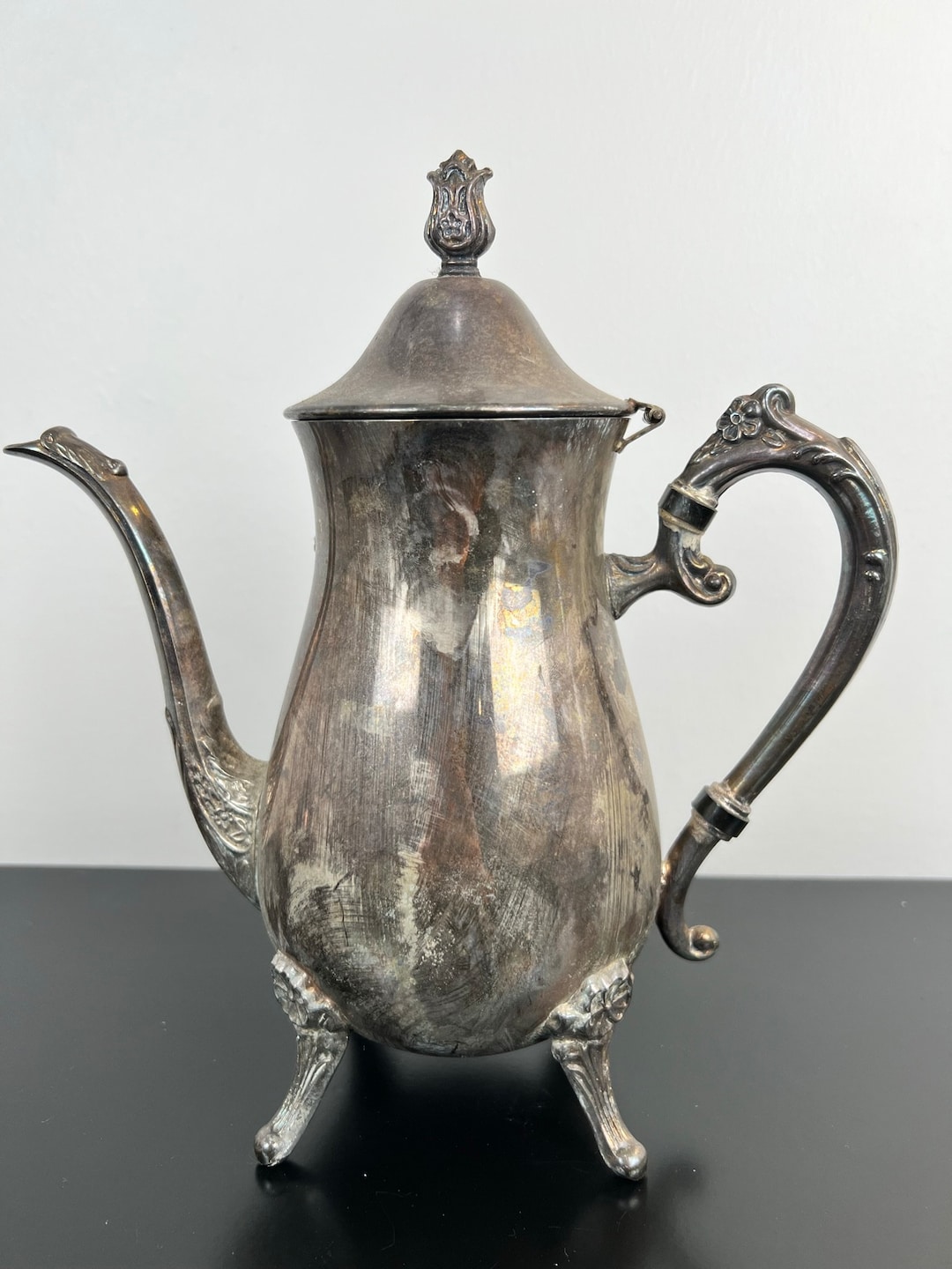 Vintage Leonard Silverplate Teapot - Etsy