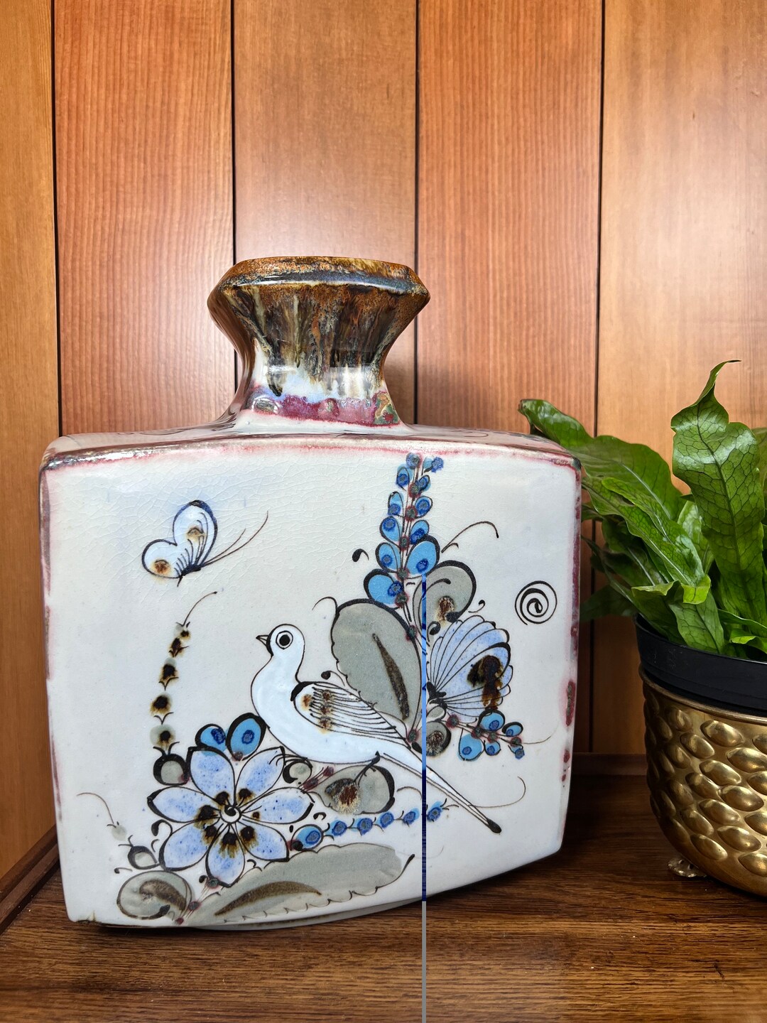 Vintage RARE One-of-a-kind Large Ken Edwards El Palomar Tonala Mexican ...