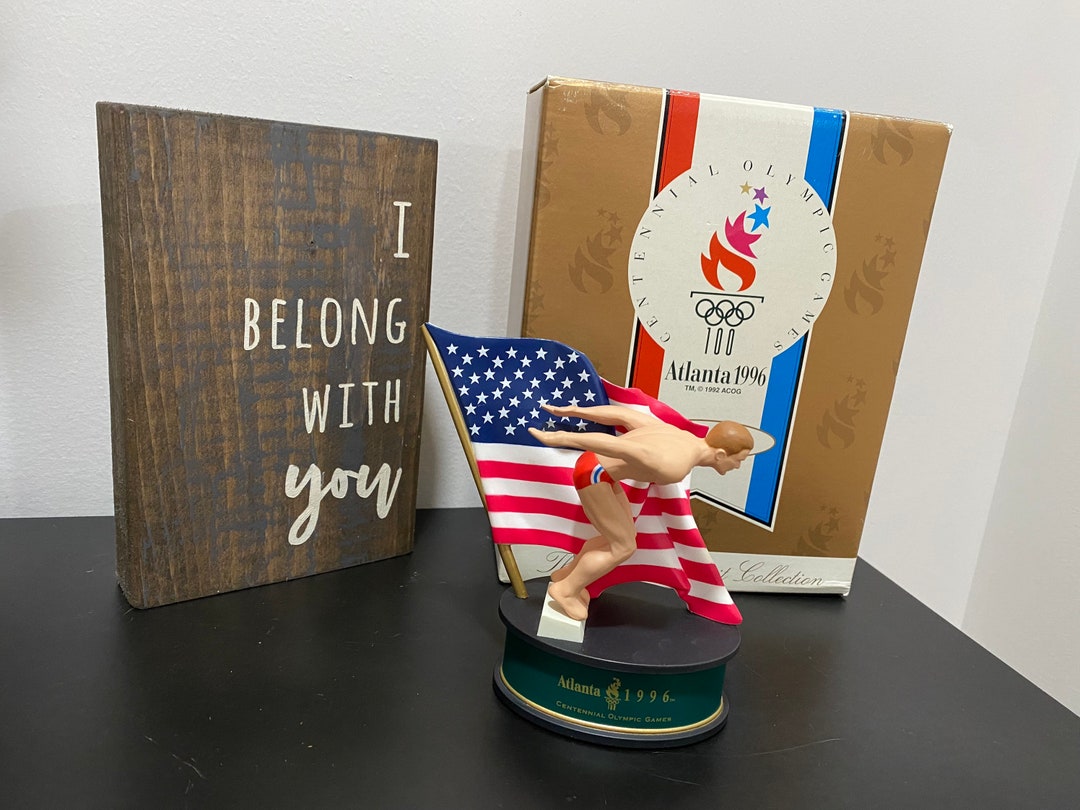 Vintage Hallmark 1996 Atlanta Centennial Olympics USA Swimming Swimmer ...