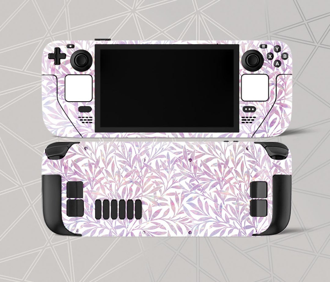 Floral Art Gaming Skin Valve Steam Deck Skin White Marble - Etsy