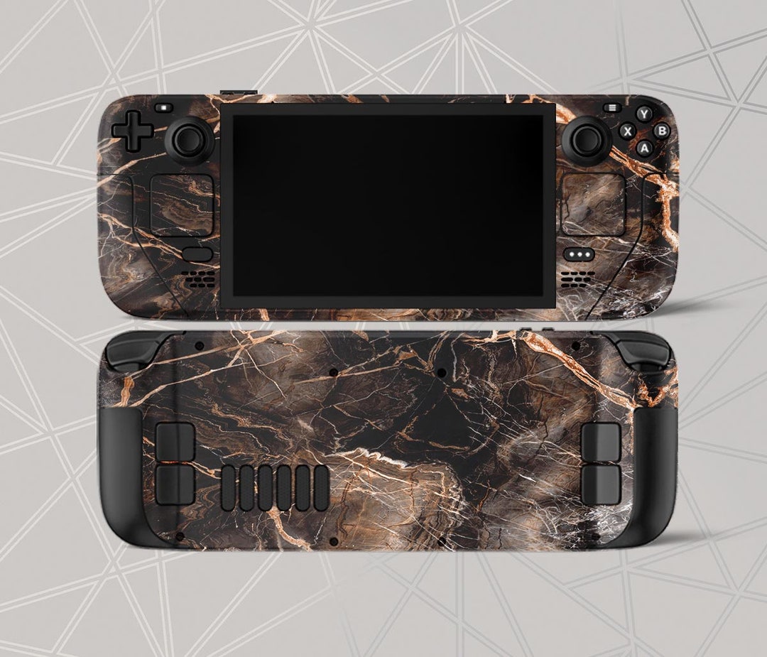 Black Gold Marble Skin Valve Steam Deck Skin Portable Game - Etsy