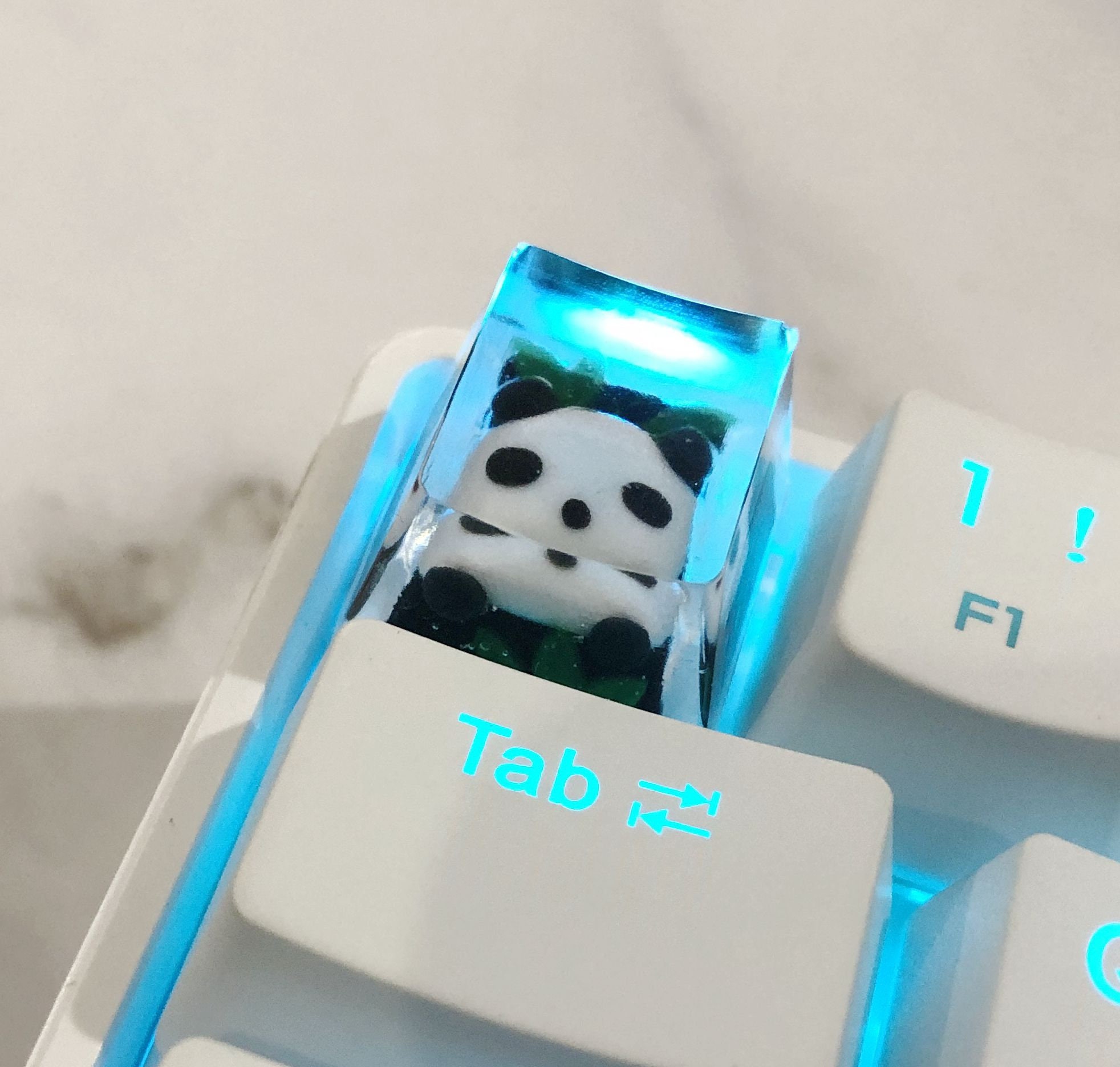 Panda Keycap Artisan Keycaps OEM R4 for Cherry MX Mechanical | Etsy Canada