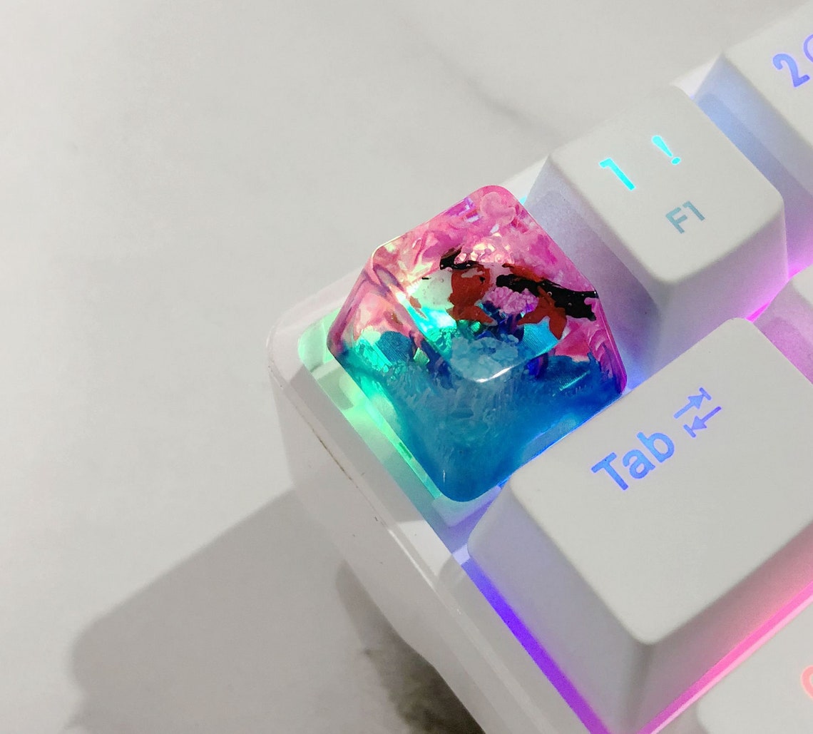 Koi Fish Keycap Artisan Keycaps OEM R4 for Cherry MX | Etsy