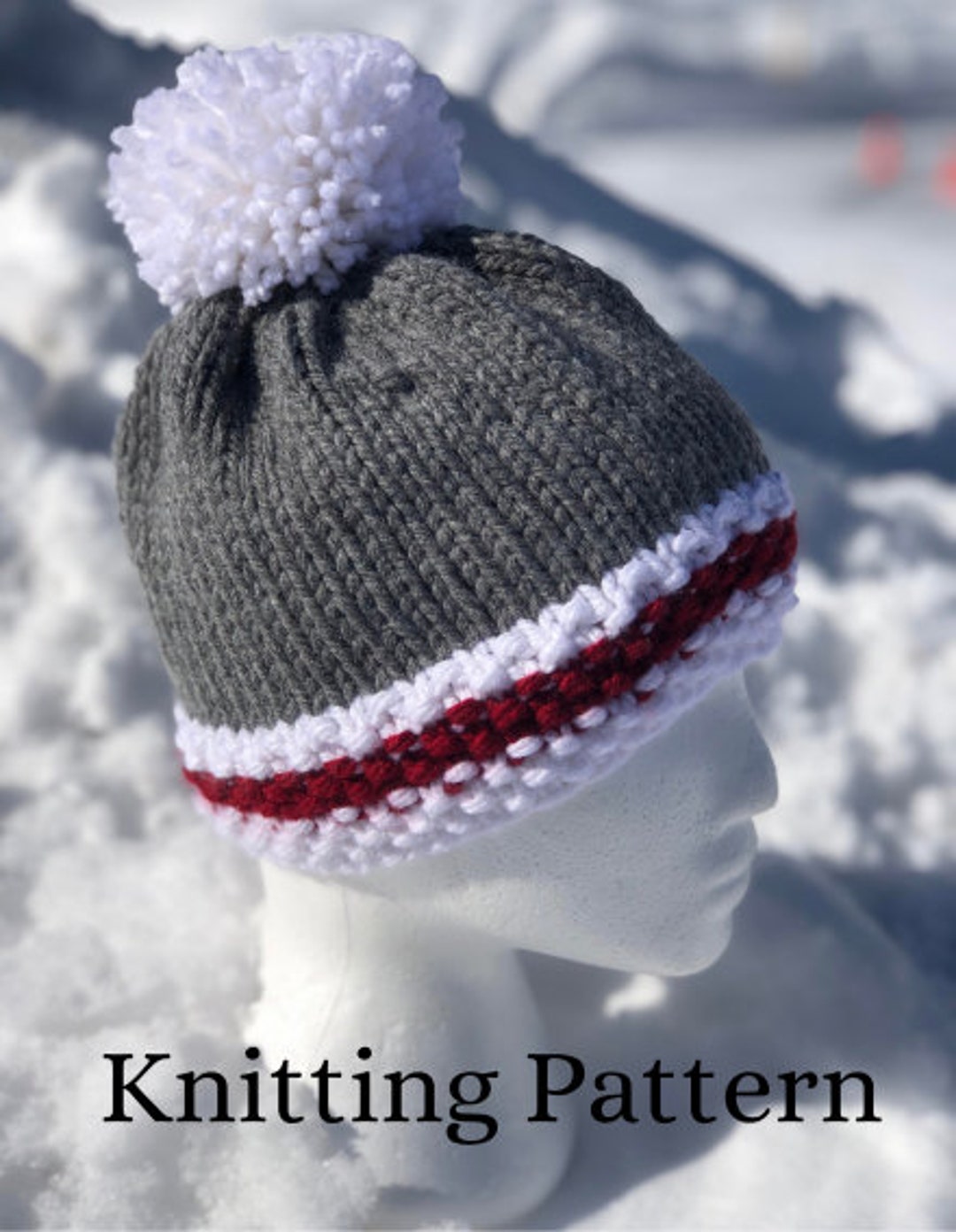 Sock Monkey Hat Knitting Pattern - Etsy