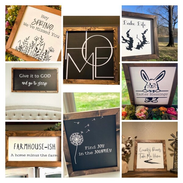 20x20 Wood Sign - Etsy