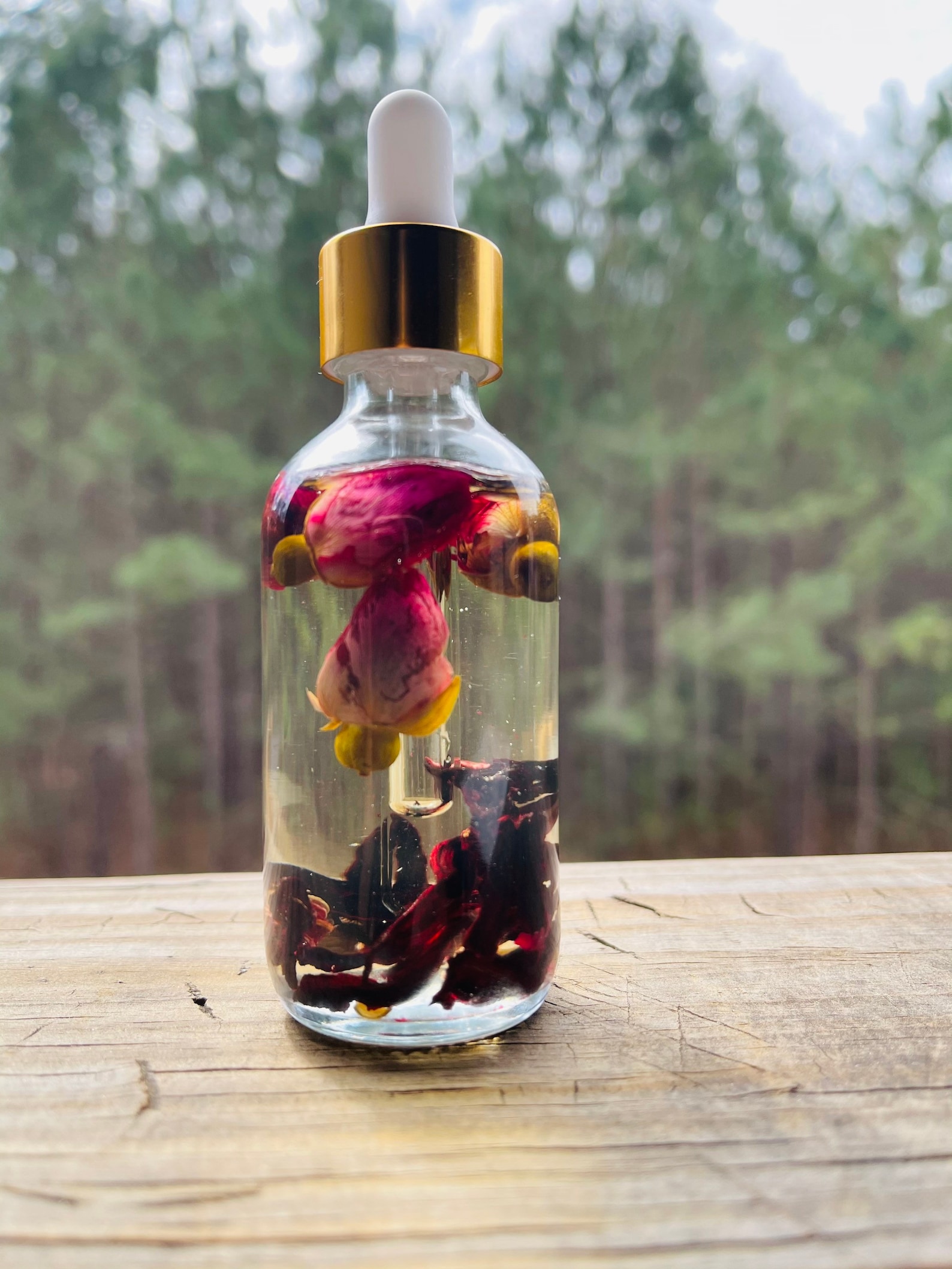 Rose & Hibiscus Infused Oil - Etsy