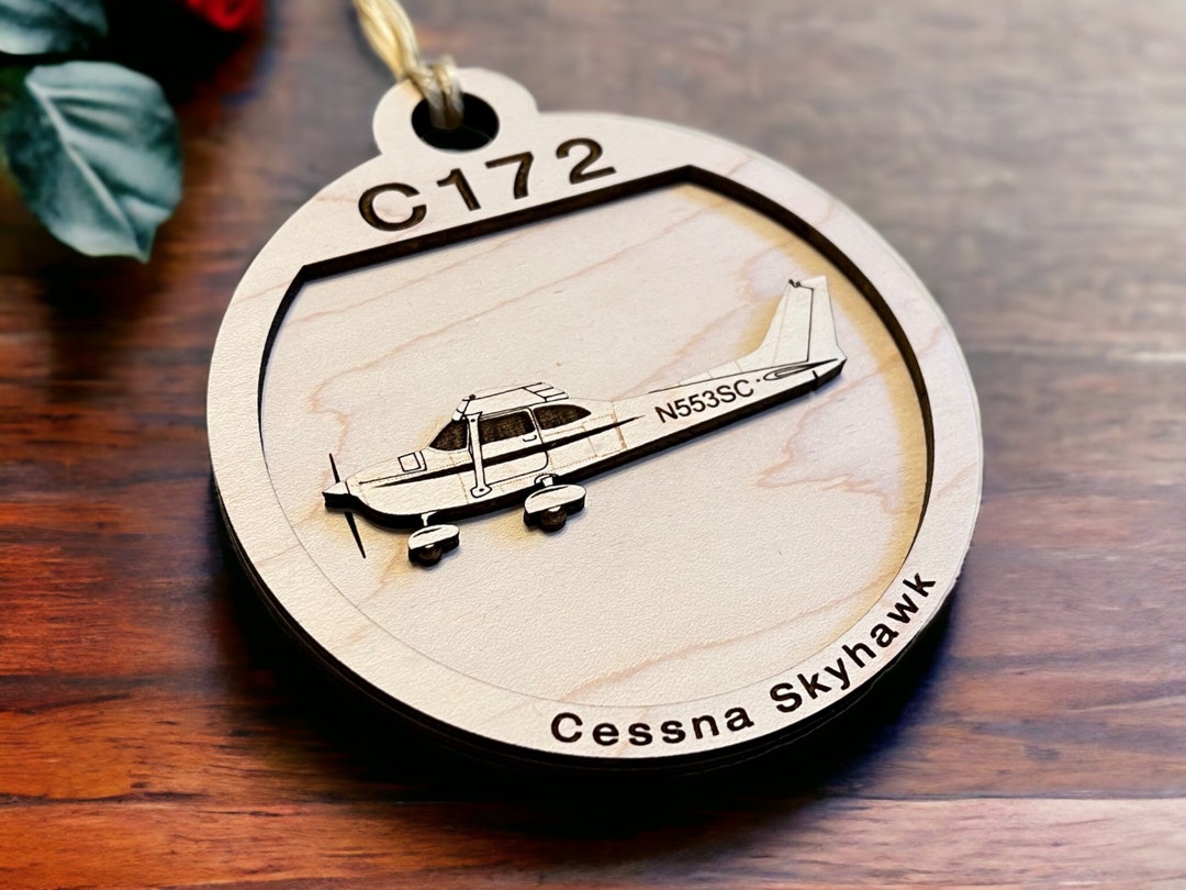 Airplane Ornament - 3D Airplane - Etsy