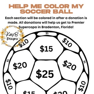 Custom Color My Soccer Ball Digital Download - Etsy