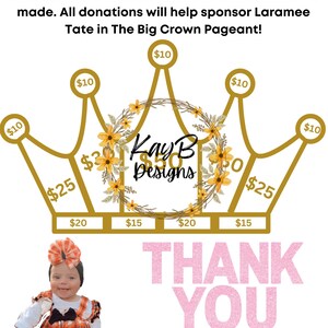 Color My Pageant Crown Fundraiser - Etsy