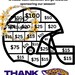 Color My Football Helmet Fundraiser (digital) - Etsy