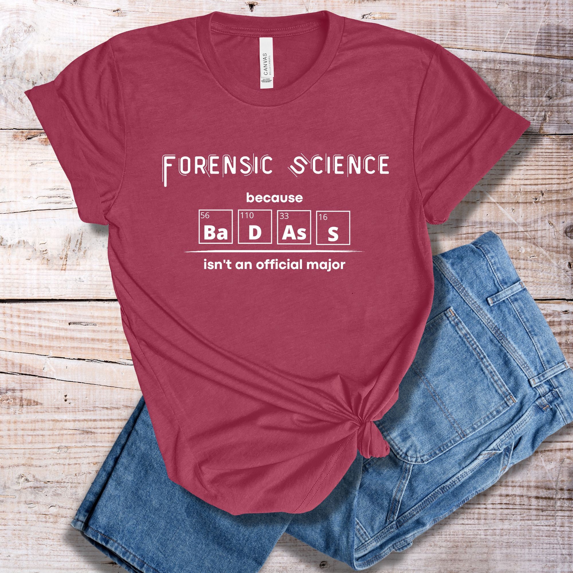 Forensic Science Periodic Table T-shirt: Crime Analyst Gift - Etsy
