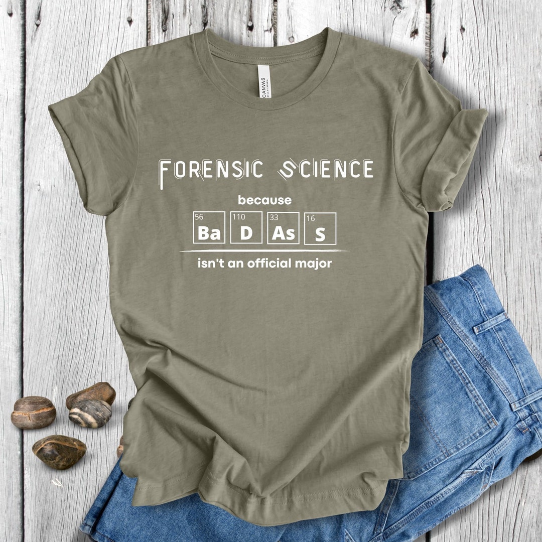 Forensic Science Periodic Table T-shirt: Crime Analyst Gift - Etsy
